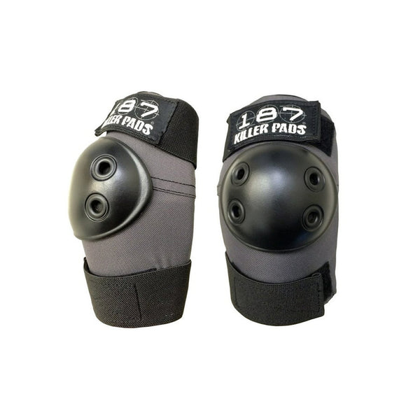 187 Knee/Elbow Combo Pack - Grey/Red - Skater HQ
