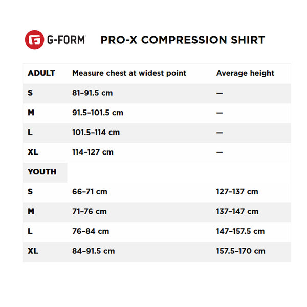 G-Form Pro-X Compression Shirt - Adult - Skater HQ
