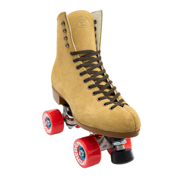 Riedell Zone 135 Energy Tan w/ Adjustable Toe Stops - Skater HQ