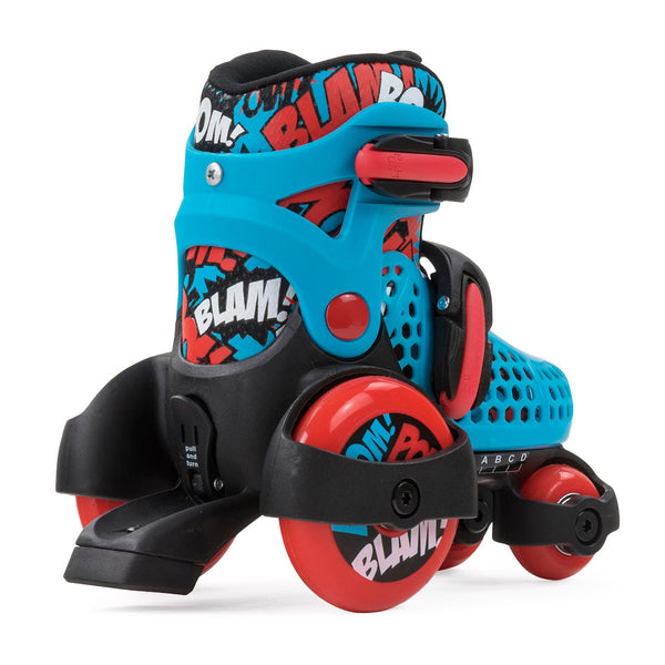 SFR Stomper Adjustable Skates - Blue/Red - Skater HQ