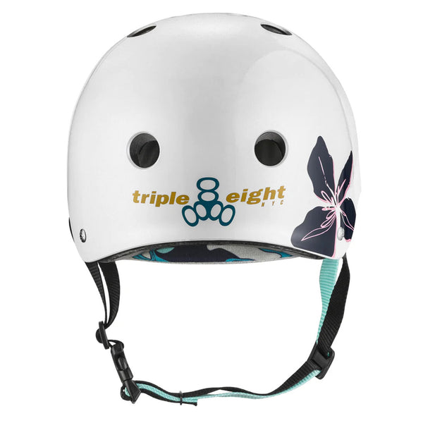 Triple 8 THE Cert SS Helmet - Floral - Skater HQ