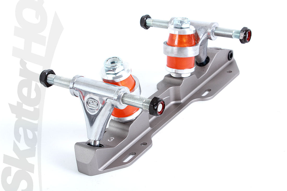 Powerdyne Rival Plate - Silver - Skater HQ