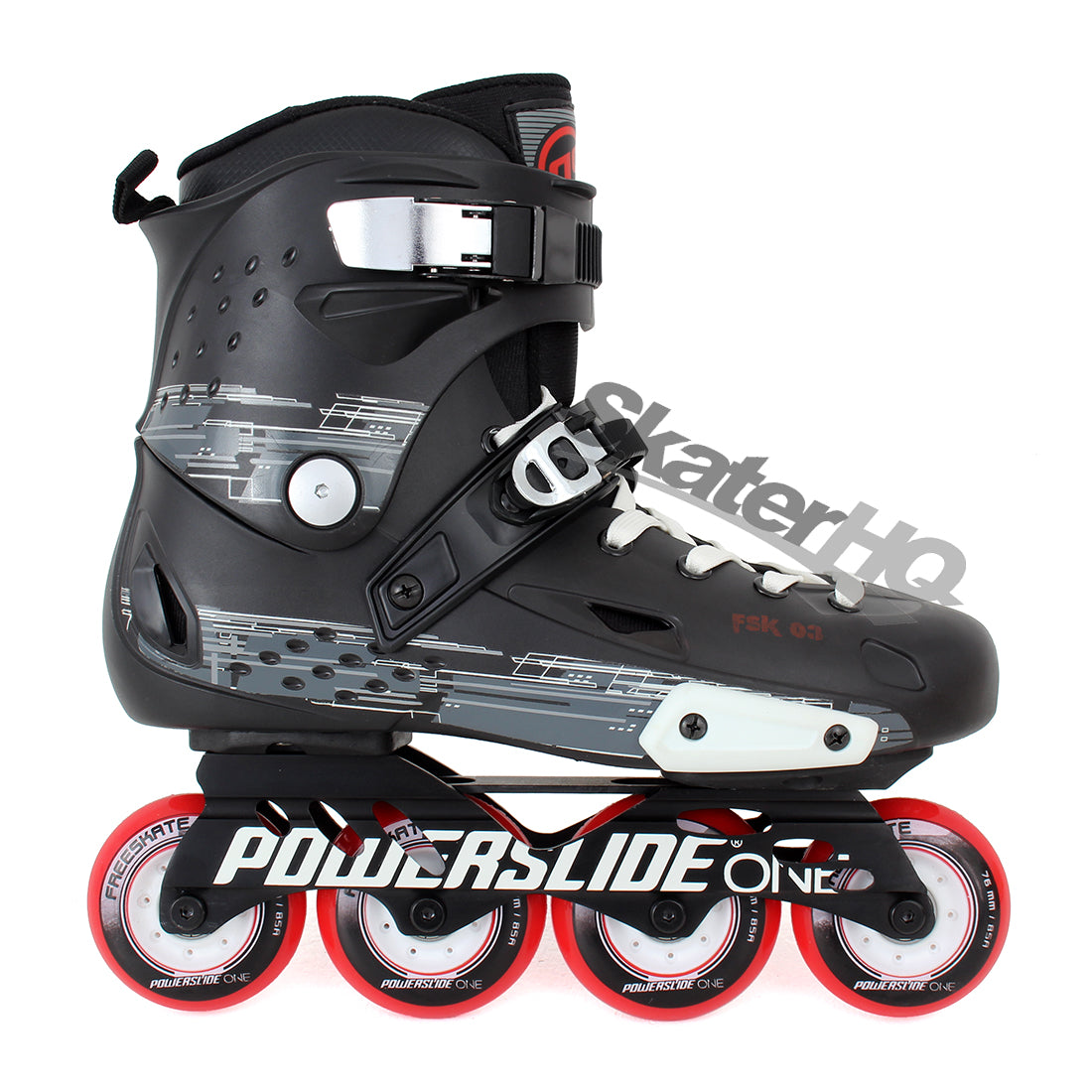 Powerslide Bronx Pro Skate - Black/Red - Skater HQ