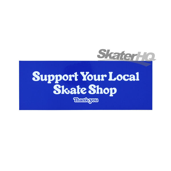 Thank You Support Bumper Sticker - Blue - Skater HQ