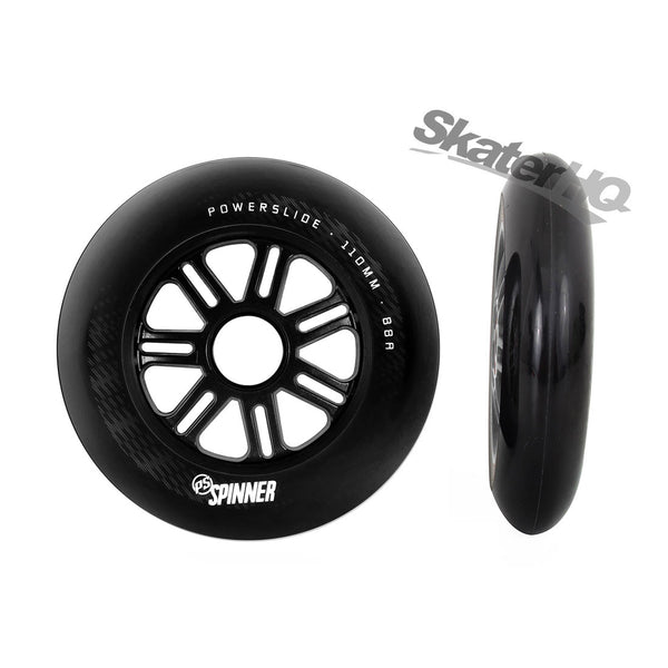 Powerslide Spinner 110mm 88a 6pk - Black - Skater HQ