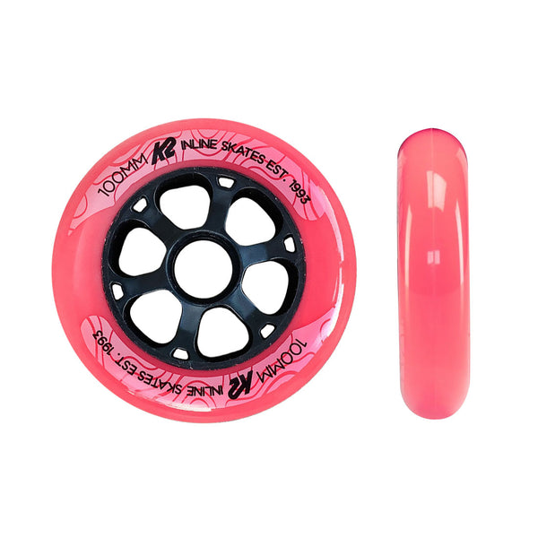 K2 Trio 100mm 6pk - Pink - Skater HQ